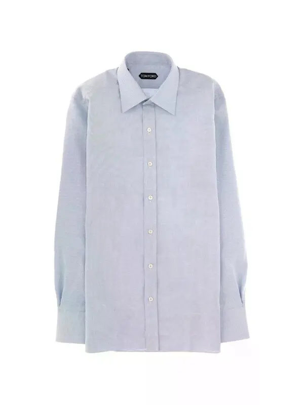 TOM FORD Cotton Shirt - Blue