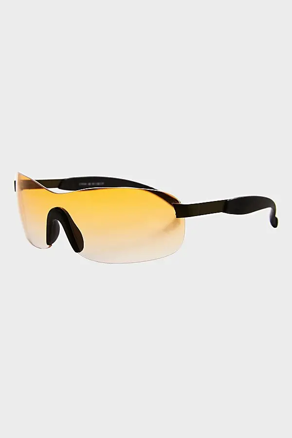 SUNGLASS MUSEUM Vintage Shield Sunglasses
