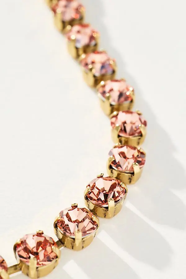 Loren Hope Arista Slider Necklace - Apricot