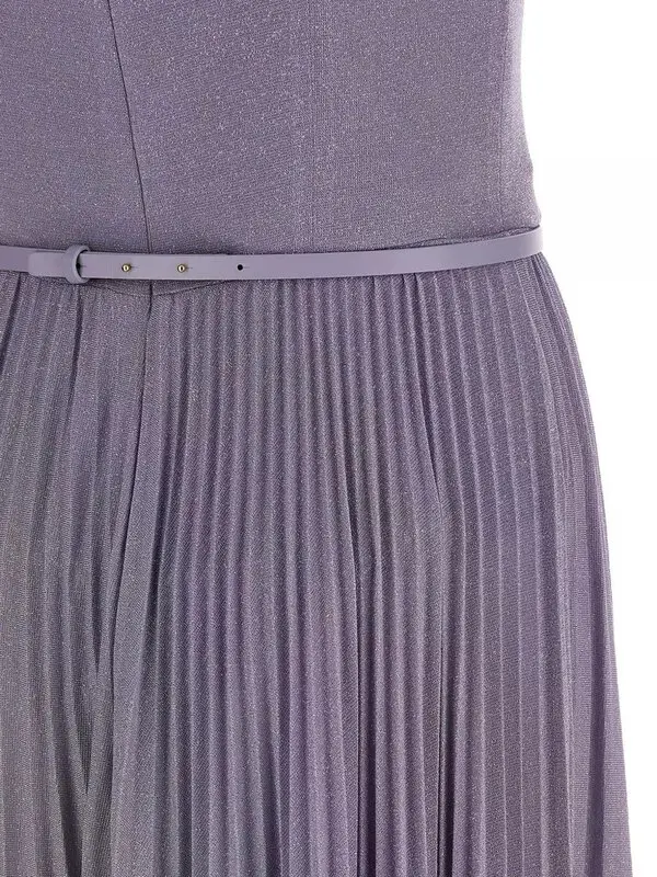 Elisabetta Franchi Pleated Maxi Dress
