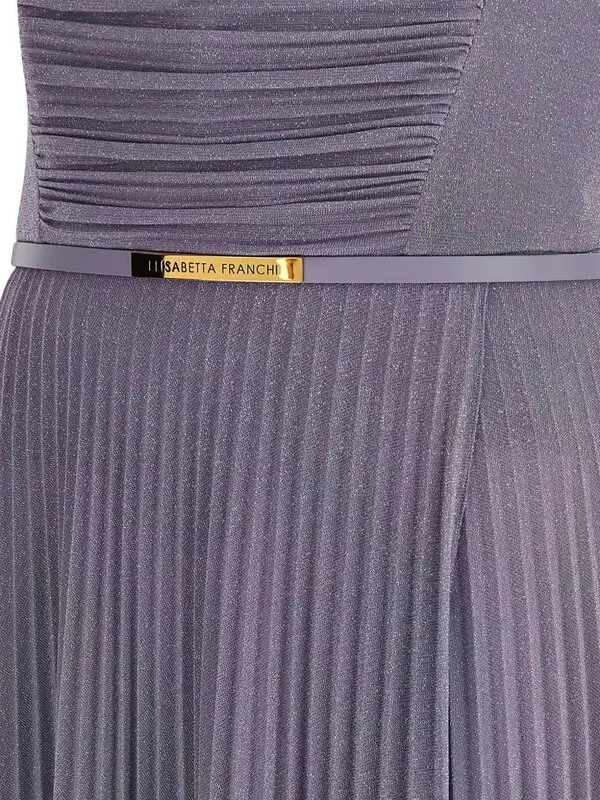 Elisabetta Franchi Pleated Maxi Dress