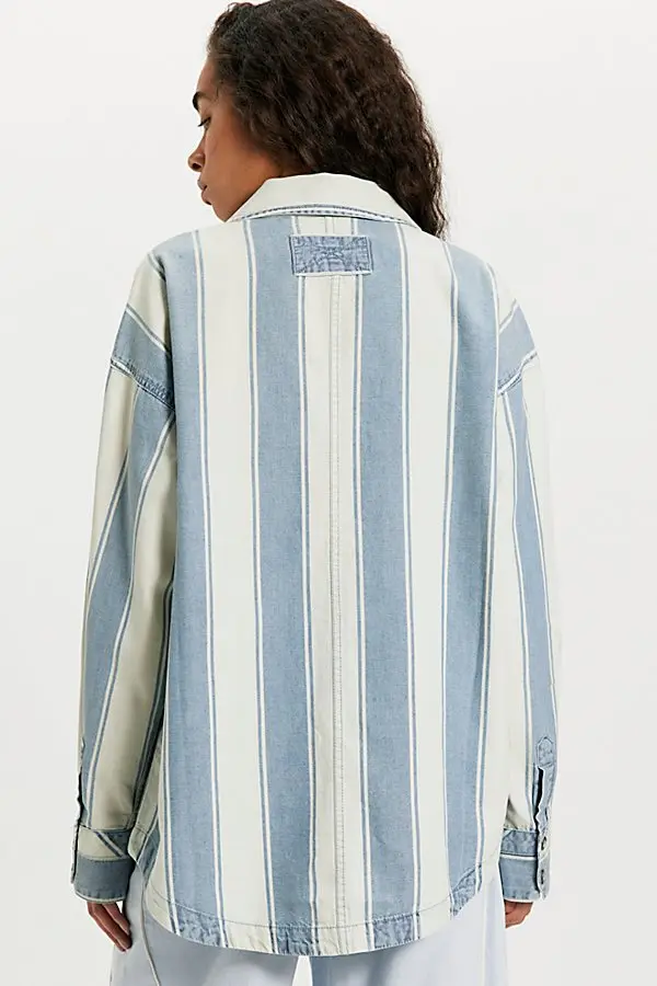 Free People We The Free Crossroads Striped Shirt