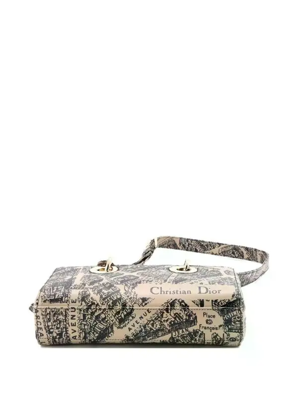 Dior Lady D-joy Printed Leather Small Satchel