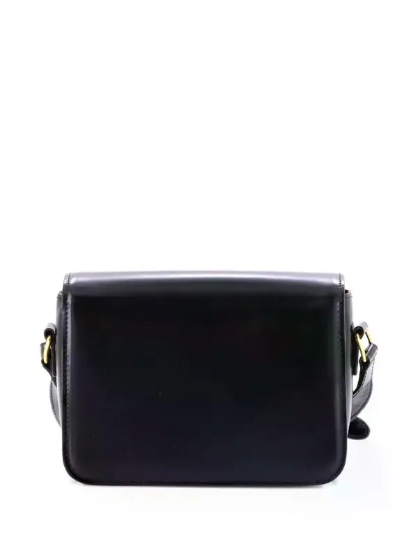 Celine Triomphe Teen Shoulder Bag Smooth Calfskin - Black