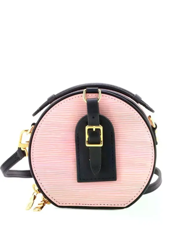 LOUIS VUITTON Mini Boite Chapeau Epi Leather Crossbody Bag - Pink