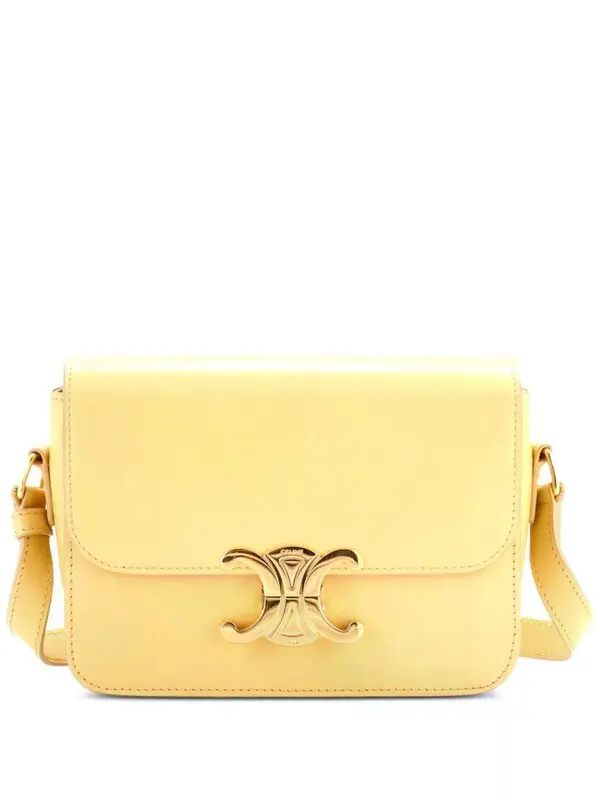 Celine Triomphe Teen Shoulder Bag - Yellow