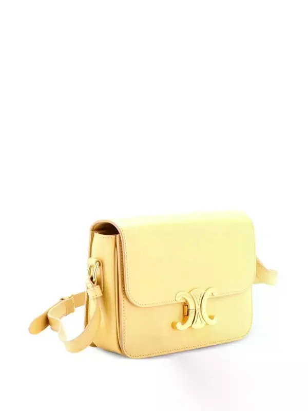 Celine Triomphe Teen Shoulder Bag - Yellow