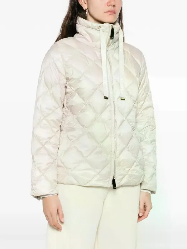 Max Mara Quilted Zip-up Jacket