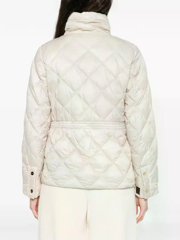 Max Mara Quilted Zip-up Jacket