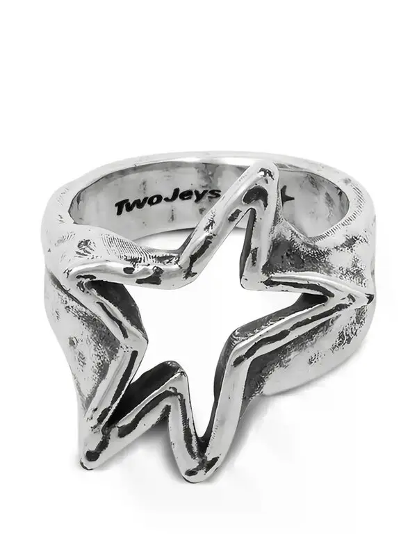 TWOJEYS Star Signet Ring - Silver
