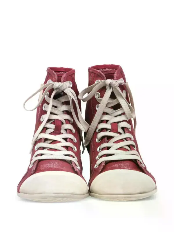 Balenciaga Ultra Flat Canvas Sneakers - Red