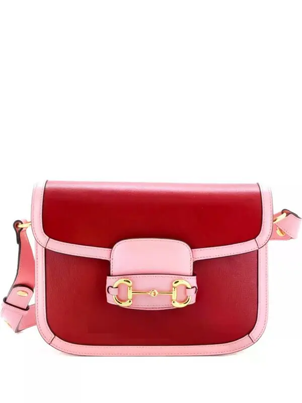 Gucci Horsebit 1955 Small Shoulder Bag - Red