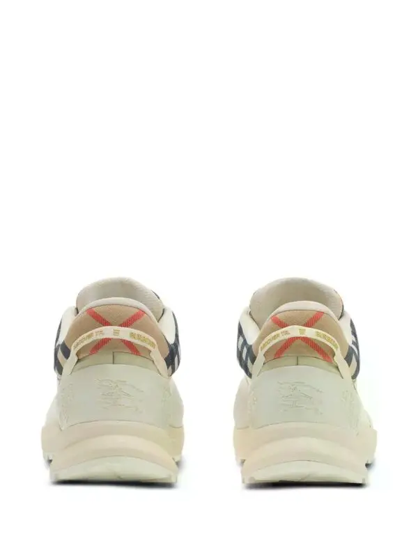 Burberry Check Mesh Sneakers - Neutrals