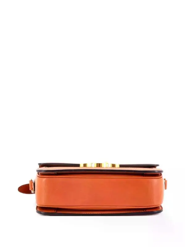 Celine Triomphe Teen Crossbody Bag Canvas With Leather