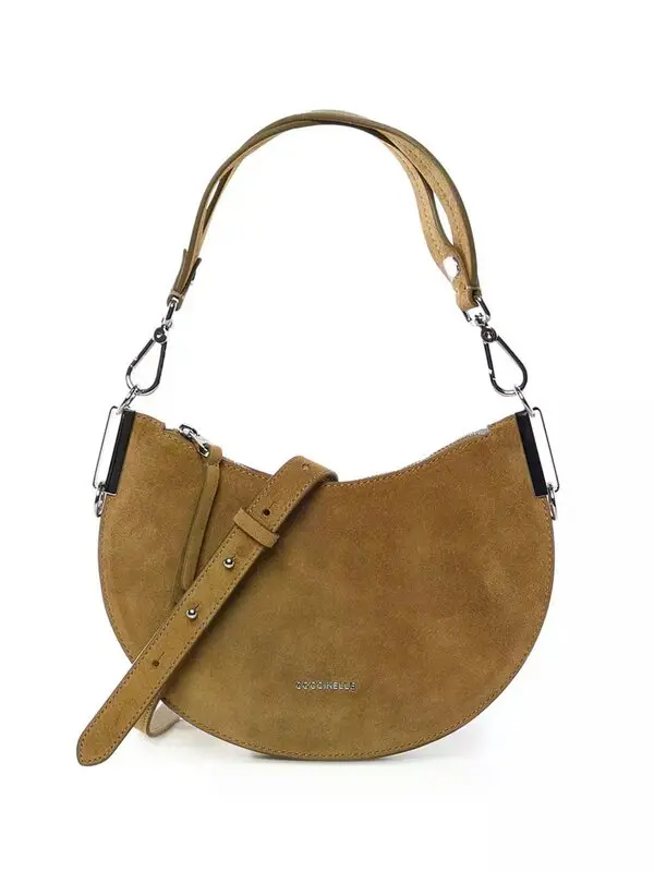 COCCINELLE Small Sunup Suede Tote - Green