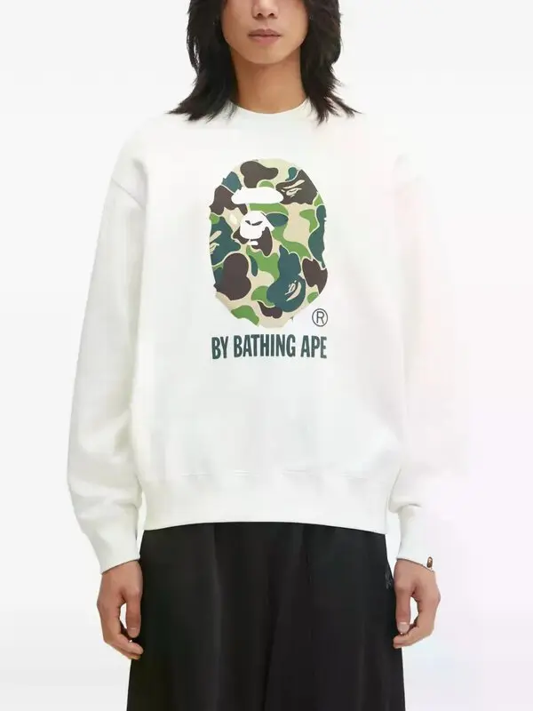 A BATHING APE Camo Graphic-print Sweatshirt