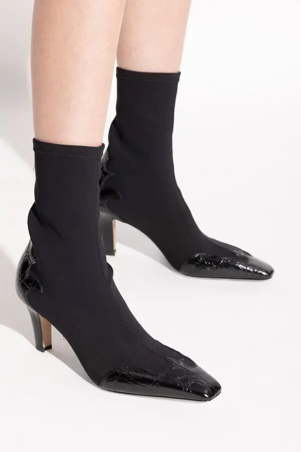 Paris Texas Belle’ Heeled Ankle Boots