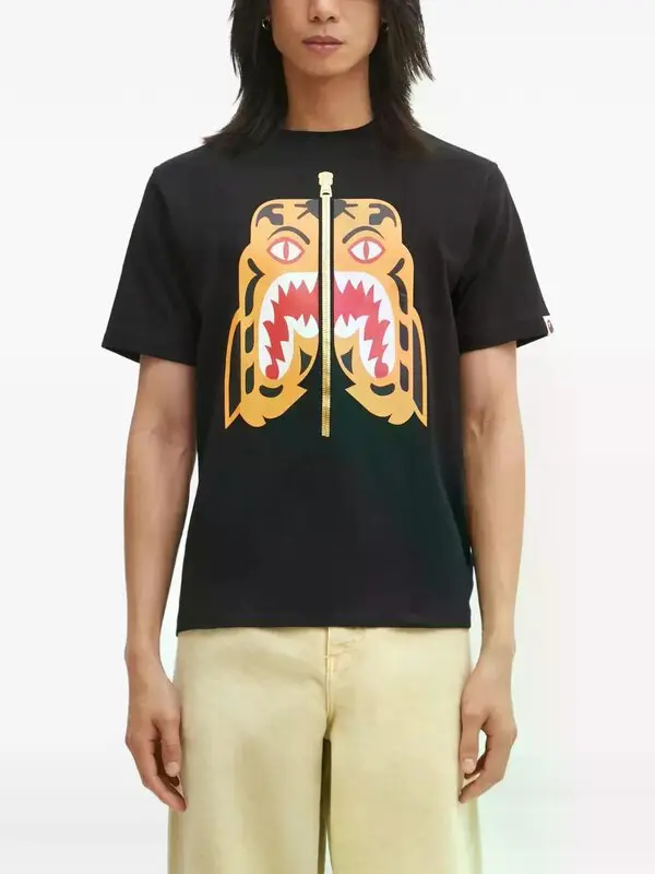 A BATHING APE Colors Tiger Graphic-print T-shirt