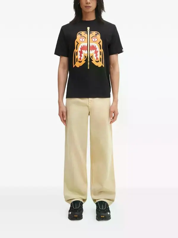 A BATHING APE Colors Tiger Graphic-print T-shirt