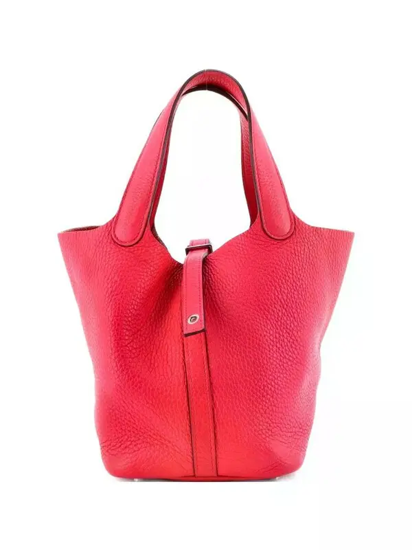 Hermès Picotin Lock Clemence Pm Bucket Bag - Pink