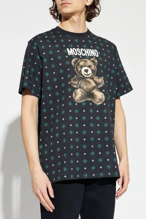 Moschino T-shirt With Print - Black