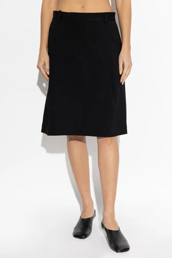 TOTEME Knee Length Wool Skirt