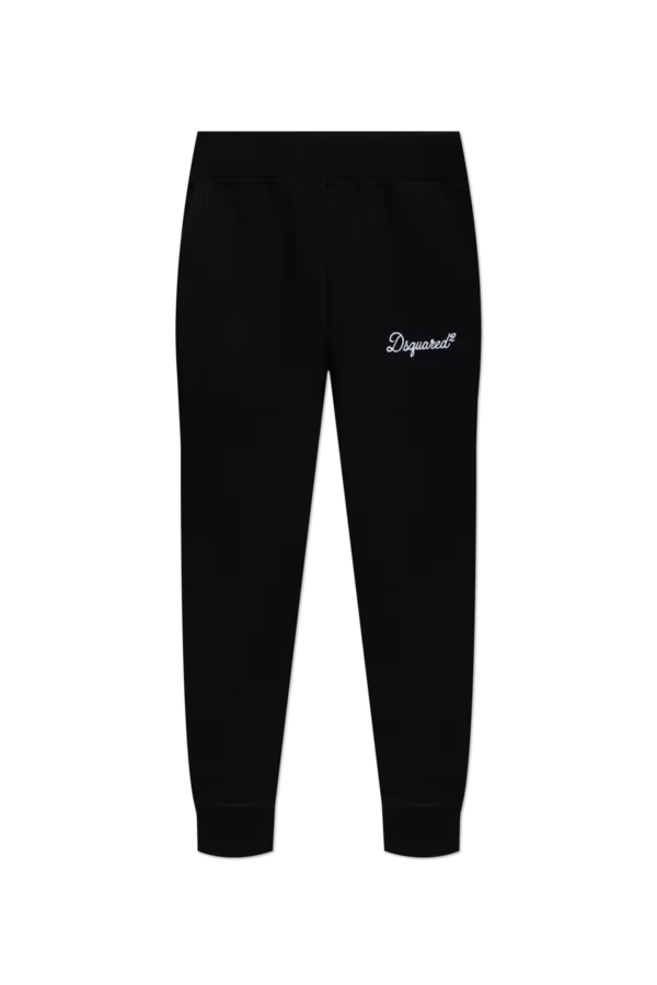 Dsquared2 Embroidered Logo Sweatpants - Black
