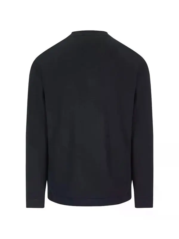 Massimo Osti Studio Logo Crew-Neck Sweater - Blue | Editorialist