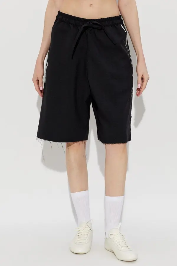 Y3 Shorts With Logo Patch