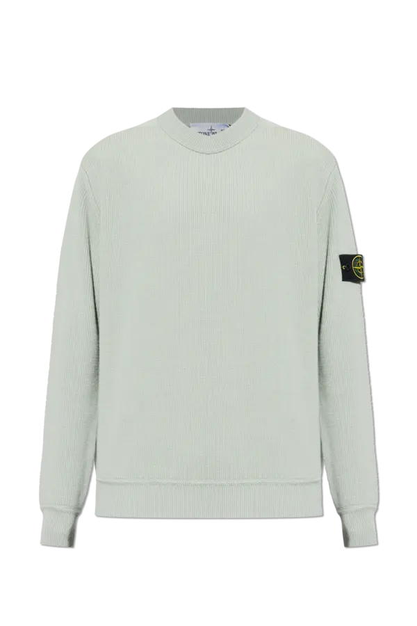 Stone Island Crew Neck Cotton Sweater