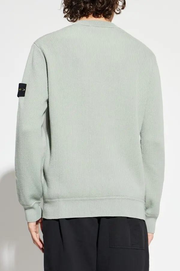 Stone Island Crew Neck Cotton Sweater