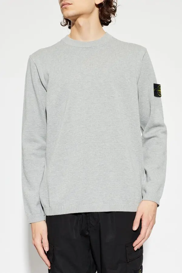 Stone Island Crew Neck Fine Knit Sweater