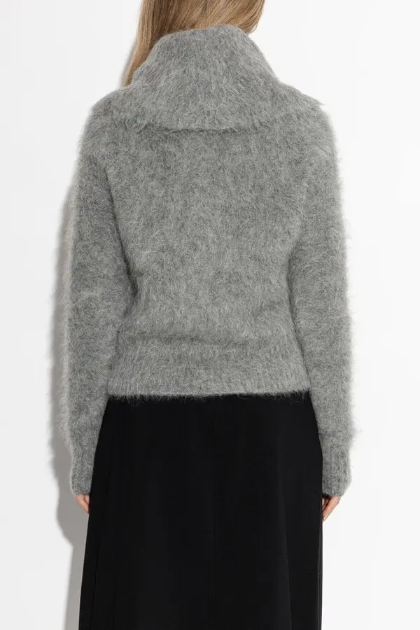 TOTEME Wide Turtleneck Sweater - Grey