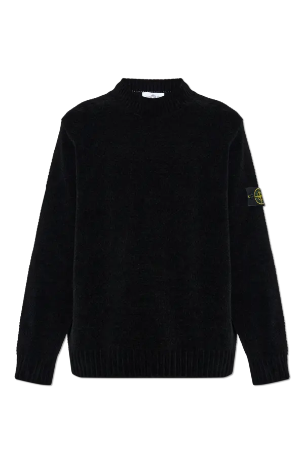 Stone Island Crew Neck Cotton Knit Sweater