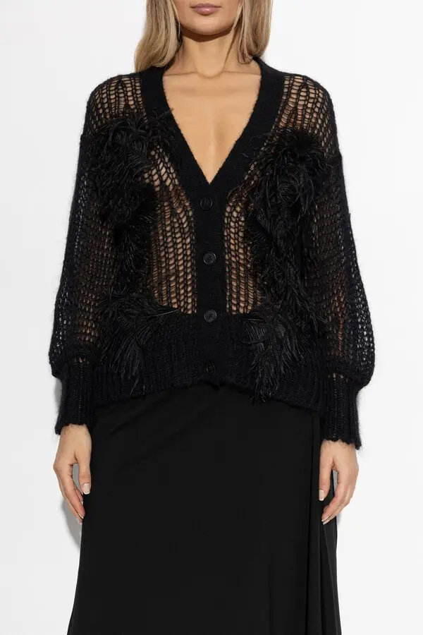 Attico Transparent Cardigan