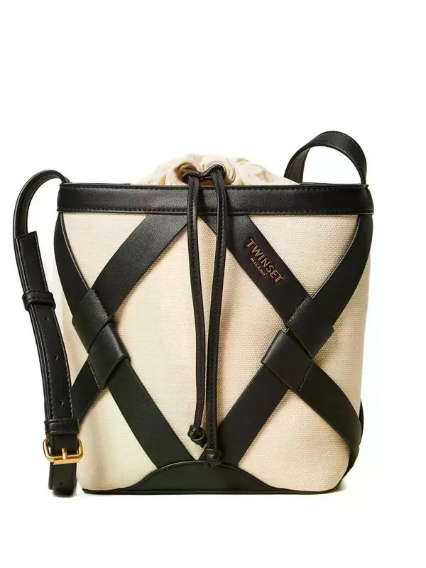 TWINSET Cross Strap Bucket Bag