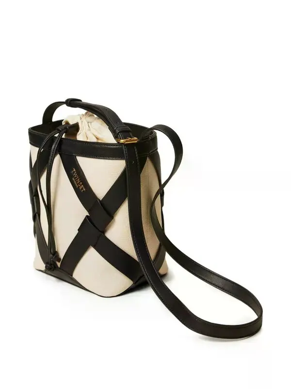 TWINSET Cross Strap Bucket Bag