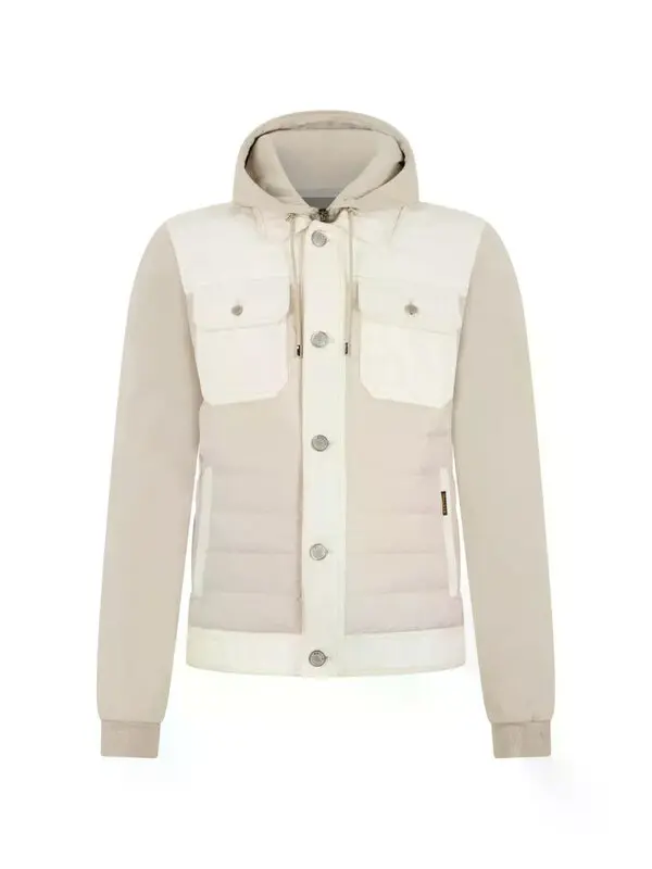 MOORER Hooded Pocket Bomber Jacket