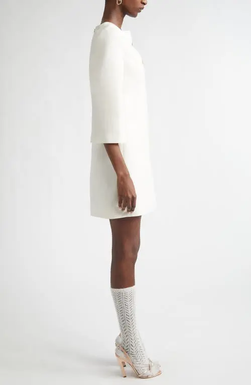 Valentino Garavani Wool & Silk Crepe Couture Dress