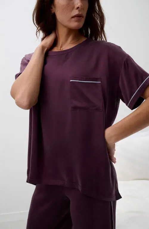 Lunya Washable Silk Piped Pajamas