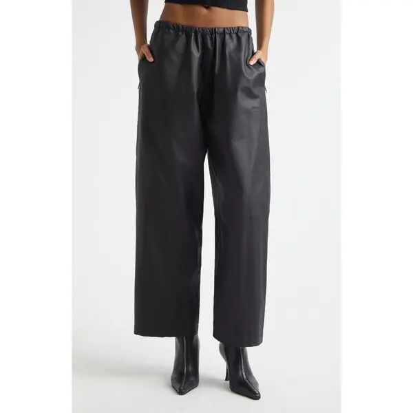 Alexander Wang Leather Track Pants