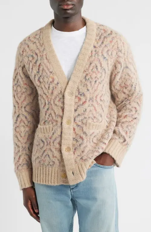 CORRIDOR Somatic Alpaca & Cotton Blend Cardigan - Natural