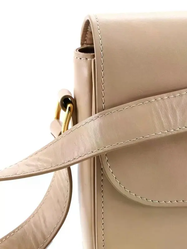 Celine Triomphe Shoulder Bag Smooth Calfskin Medium - Neutrals