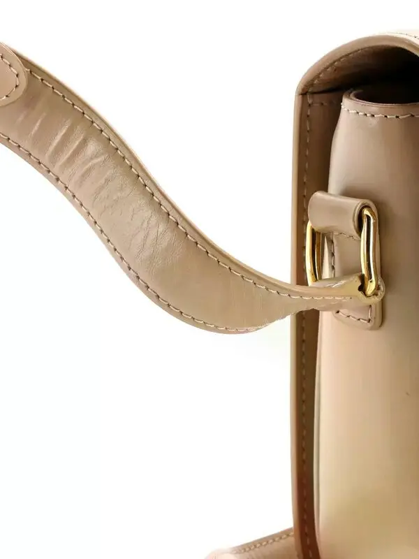 Celine Triomphe Shoulder Bag Smooth Calfskin Medium - Neutrals