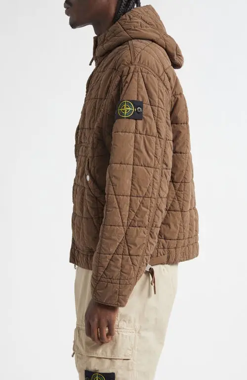Stone Island Cotton And Nylon Parka