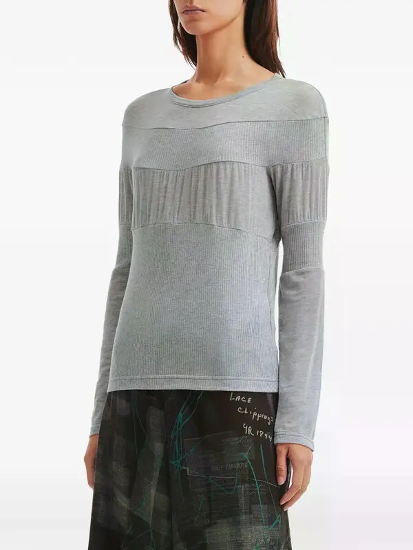 Y’s Ribbed-knit Panelled Sweater