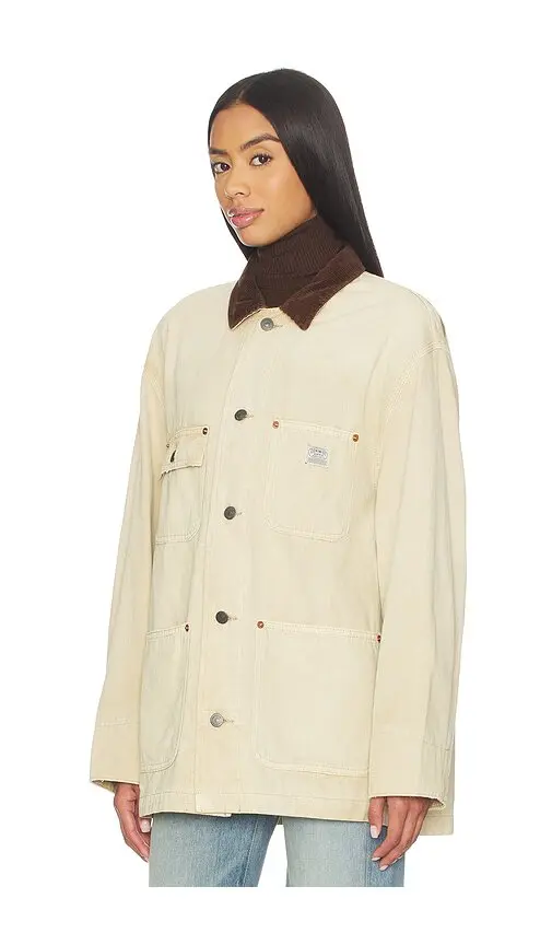 Denimist Oversized Chore Jacket - Tan