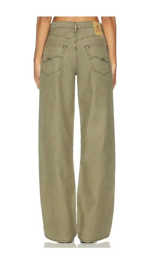 Denimist Teri Wide Leg Jeans - Olive