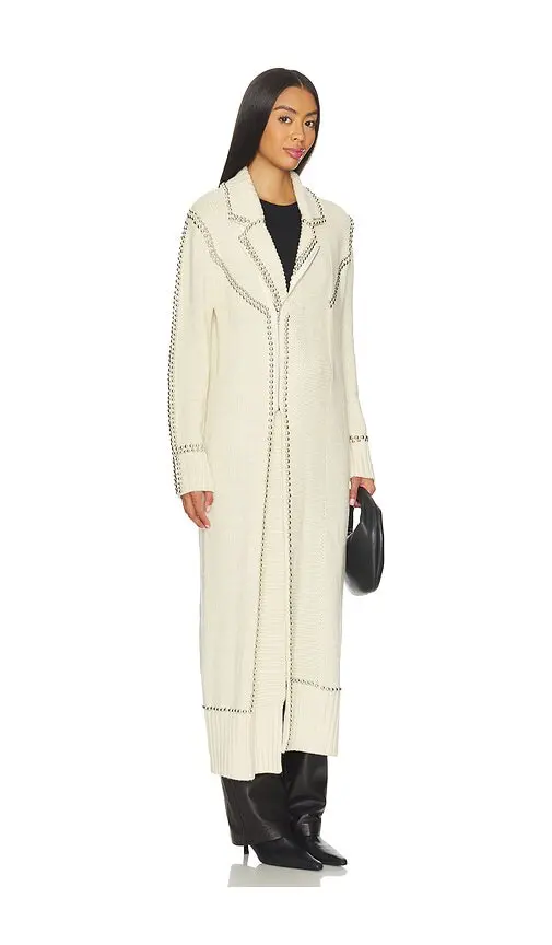 UNDERSTATED LEATHER Studded Moto Robe