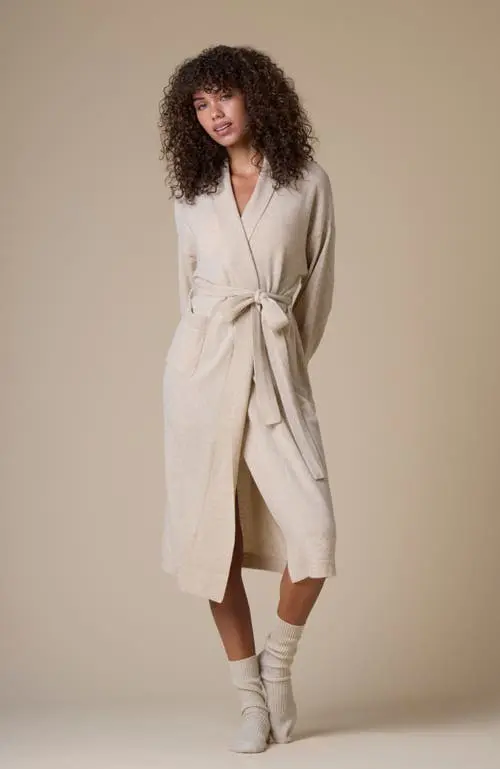 KIP Pure Cashmere Long Robe - Champagne
